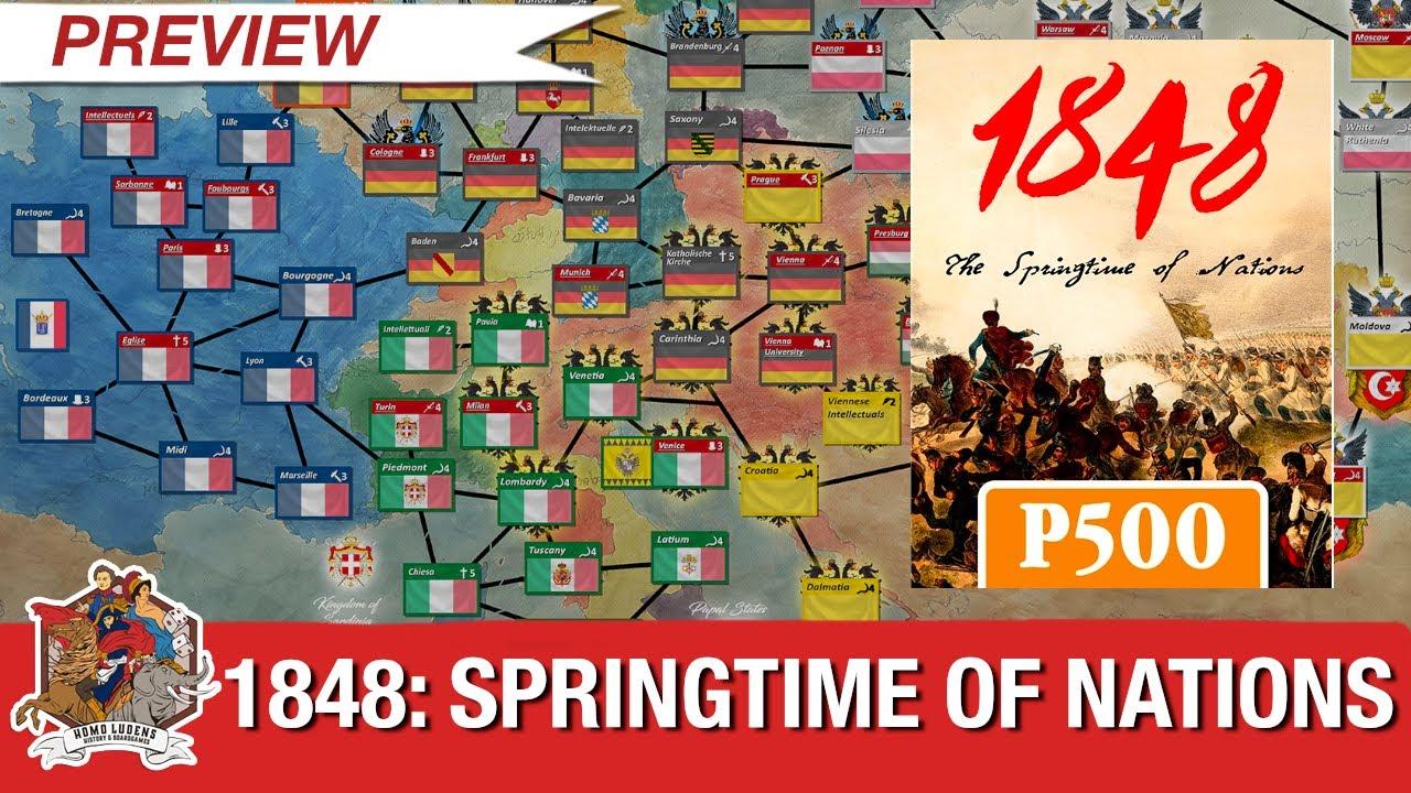 1848: The Springtime of Nations (GMT Games) - Preview | Feedbot